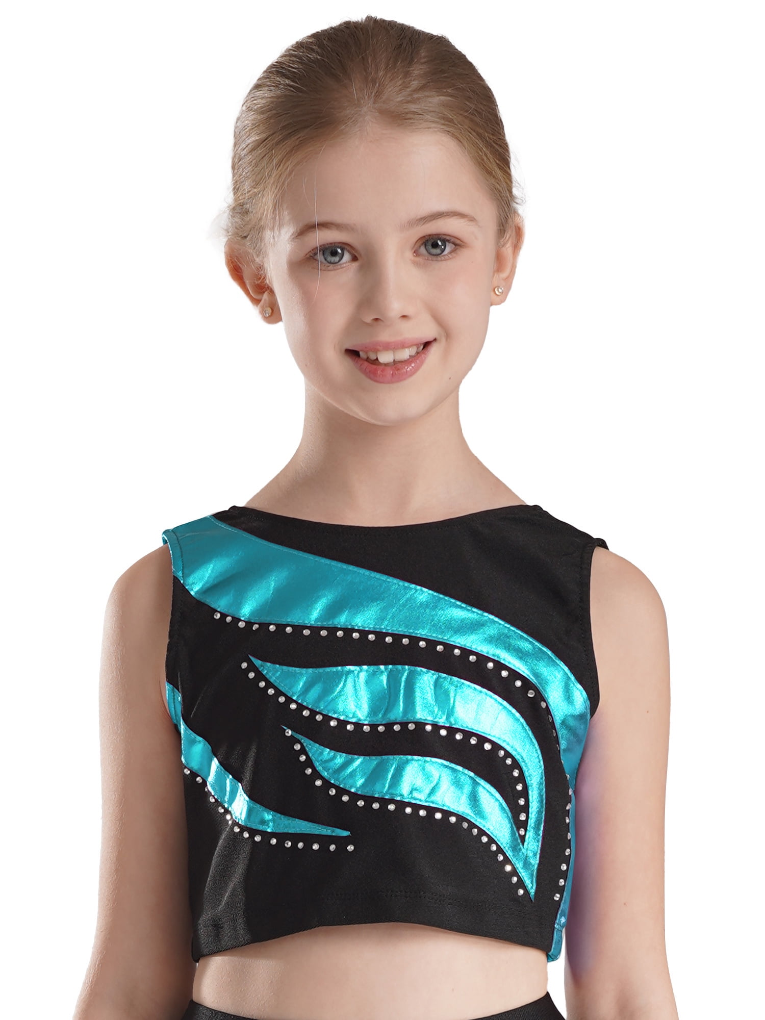 Aislor Kids Girls Sleeveless Camisole Vest Modern Dance Performance ...