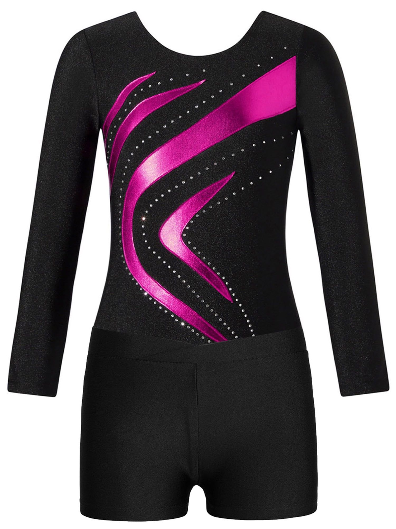 Aislor Kids Gymnastics Leotards Outfits Sparkly Ballet Bodysuit with ...