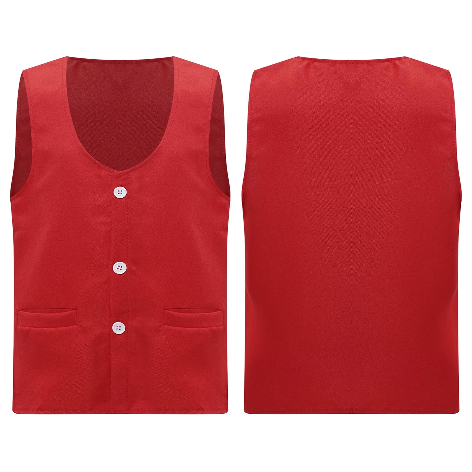 Aislor Kids Sleeveless Vest for Girls Boys Volunteer Work School ...