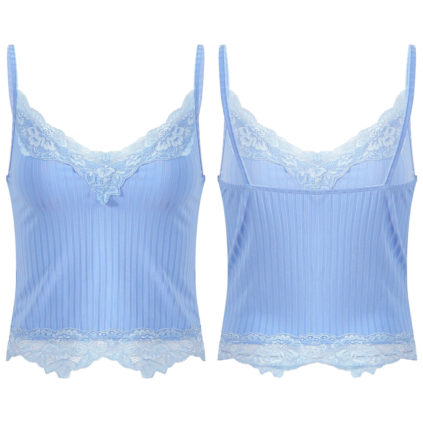 Aislor Lace Patchwork Crop Top Y2k E Girls Clothes Grunge Style Cropped ...