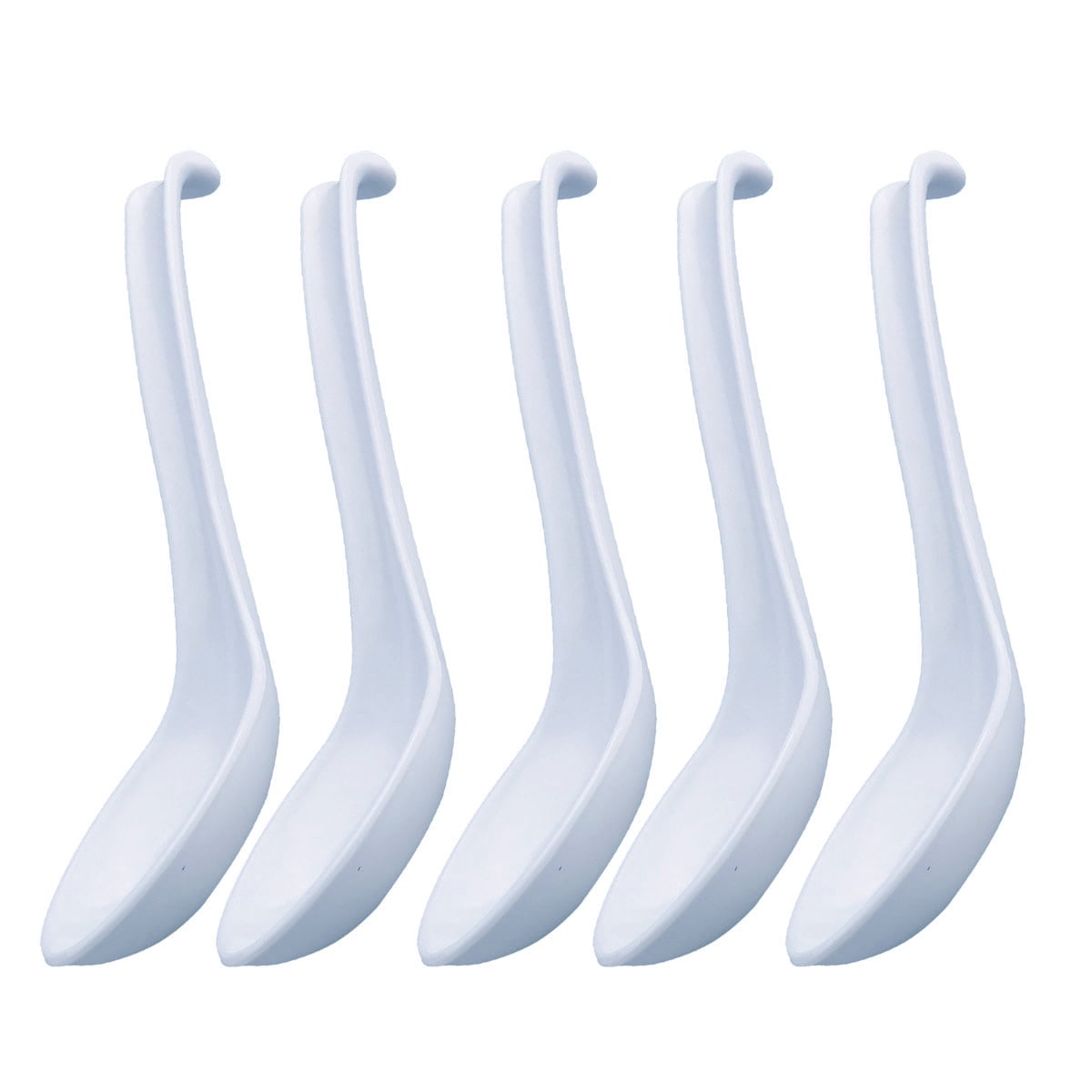 Aislor Long Handle Soup Spoons Chinese Japanese Ramen Noodle Spoon