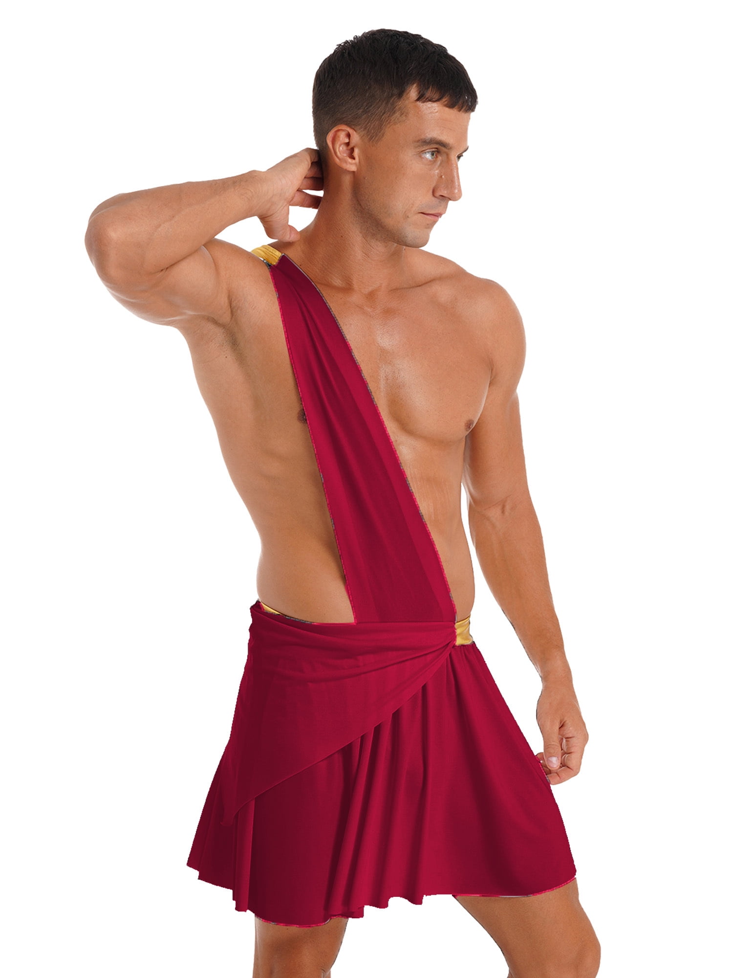 Aislor Men's ancient Greek God Costume Roman Gladiator Tanga Caesar ...