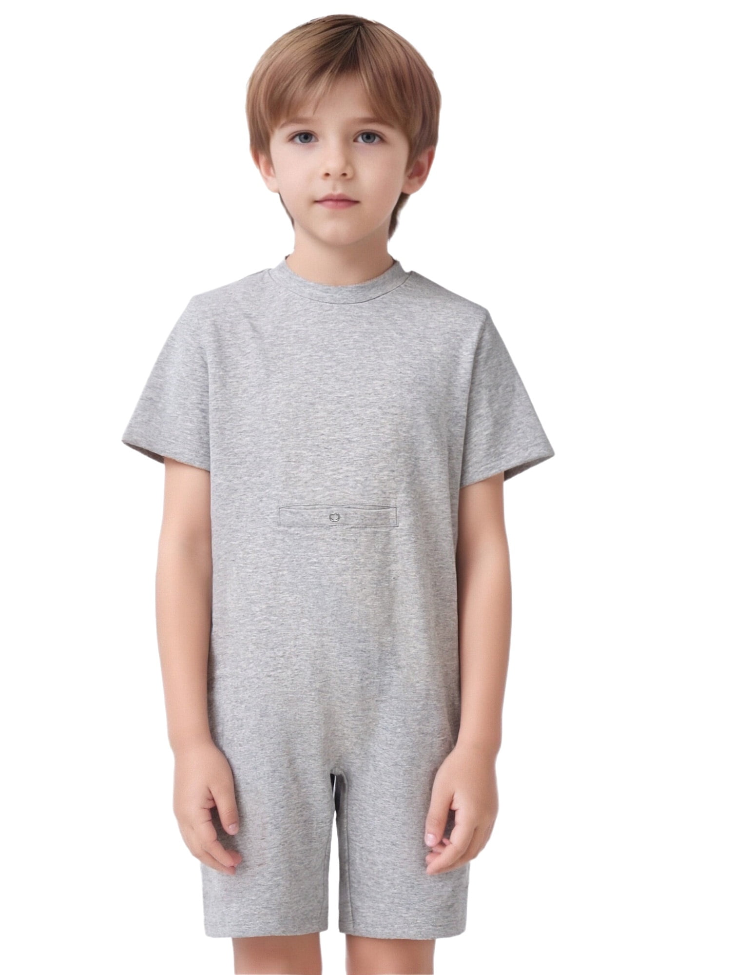 Aislor Special Needs Adaptive Clothing with Tube Access Short Sleeve ...