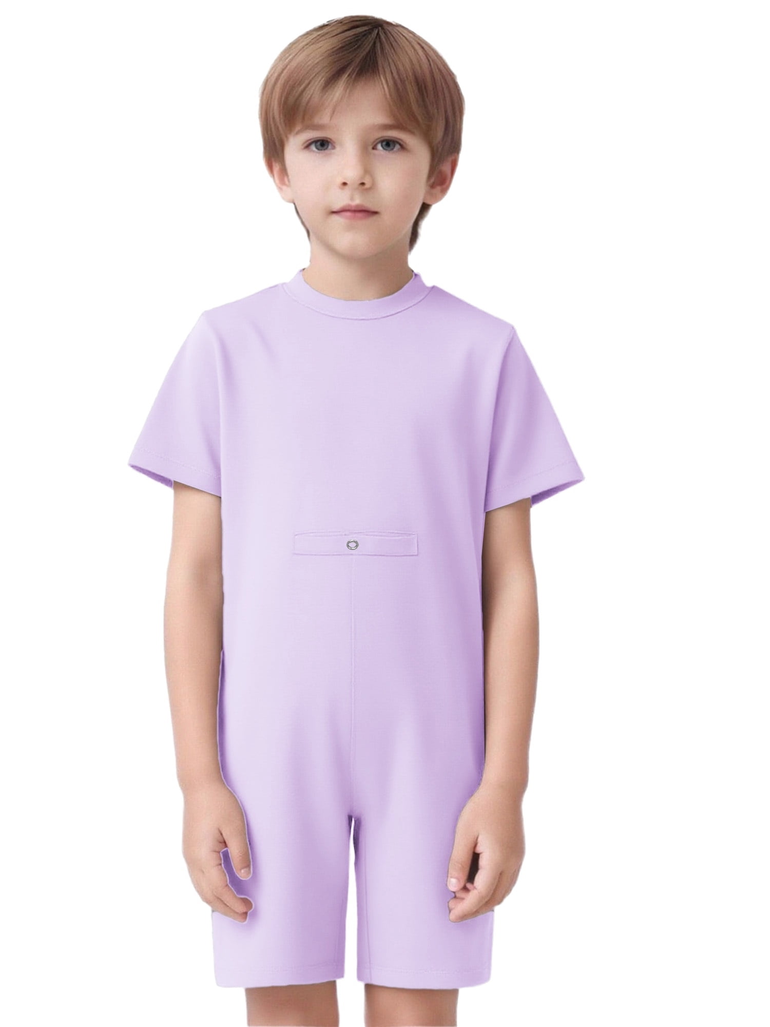 Aislor Special Needs Adaptive Clothing with Tube Access Short Sleeve ...