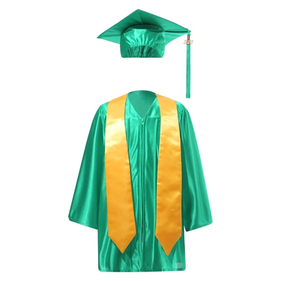 Aislor Unisex Kids Kindergarten Graduation Gown Cap Uniform Set Junior ...