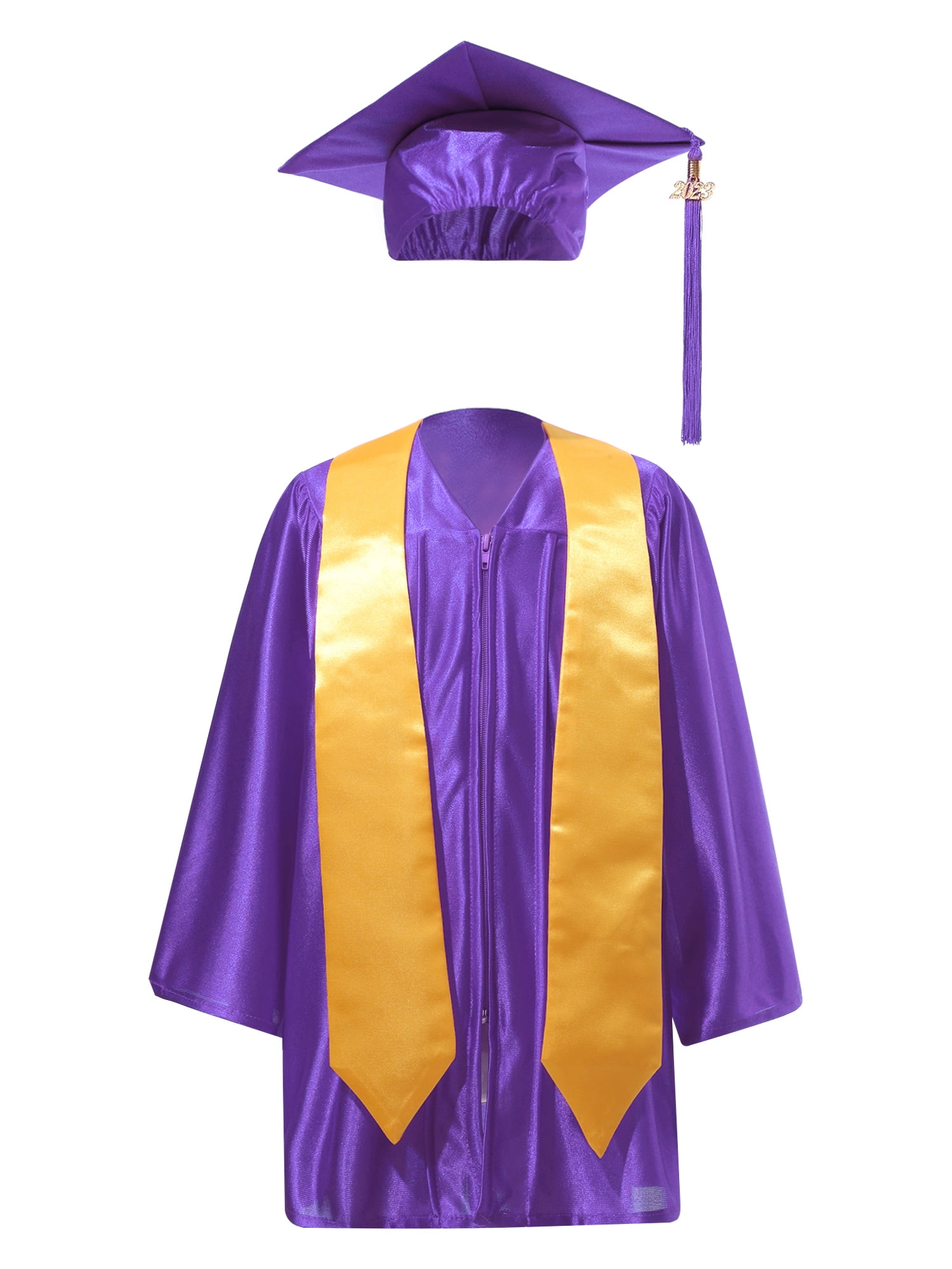 Aislor Unisex Kids Kindergarten Graduation Gown Cap Uniform Set Junior ...