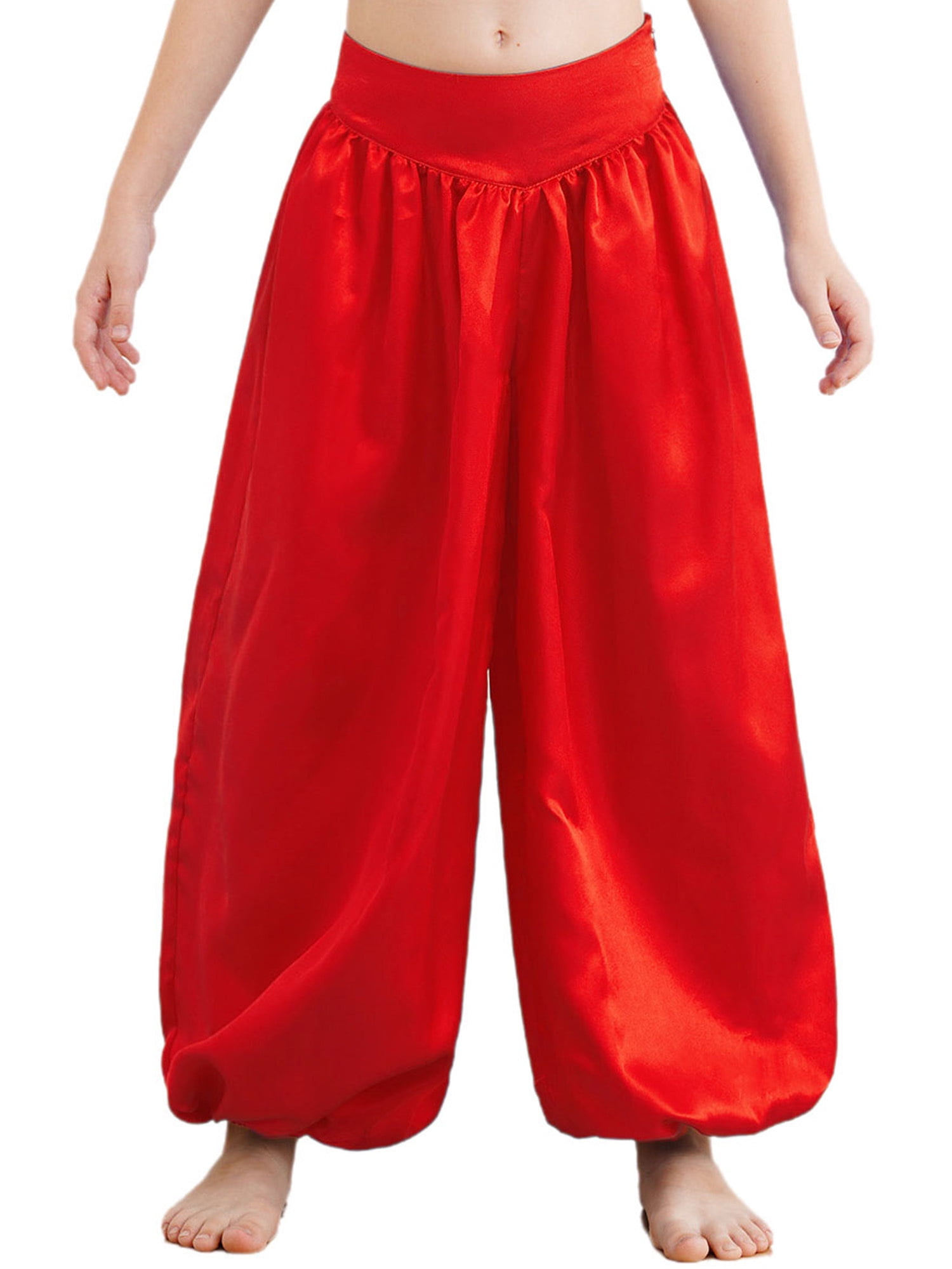 Aislor Wide-Leg Palazzo Pants for Girls Praise Dancing Bottoms Belly ...