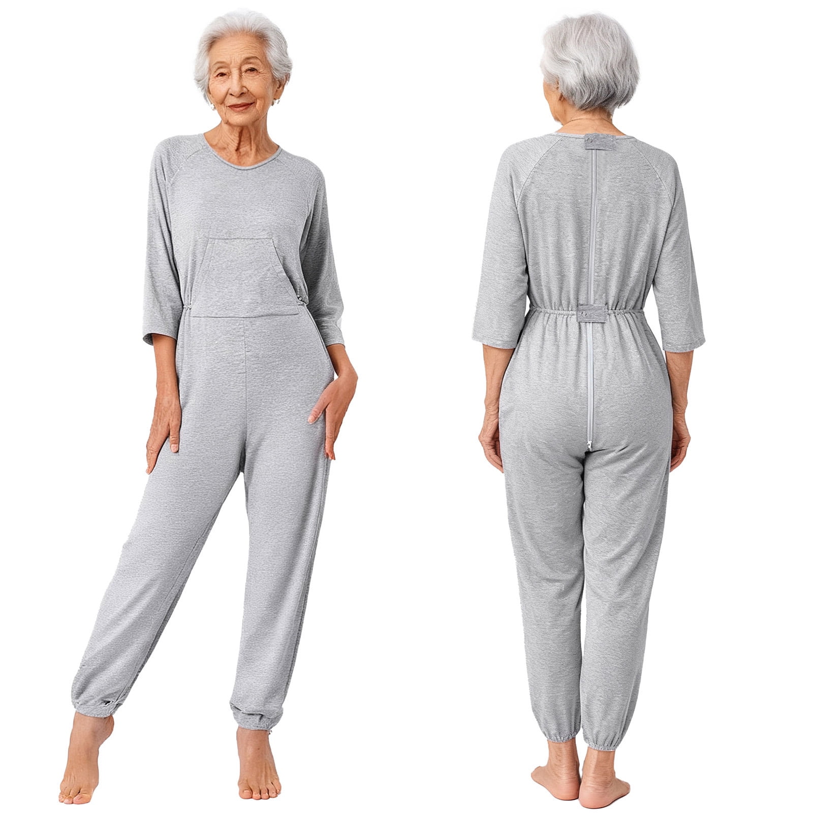 Aislor Women Care Dementia Clothing Alzheimers Anti-Strip Jumpsuit ...