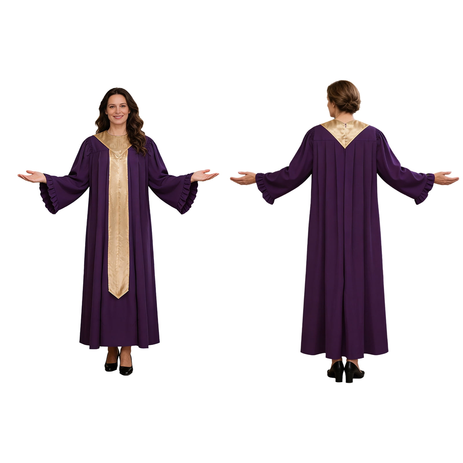 Aislor Women Church Choir Worship Robe Liturgical Praise Dance Dress ...
