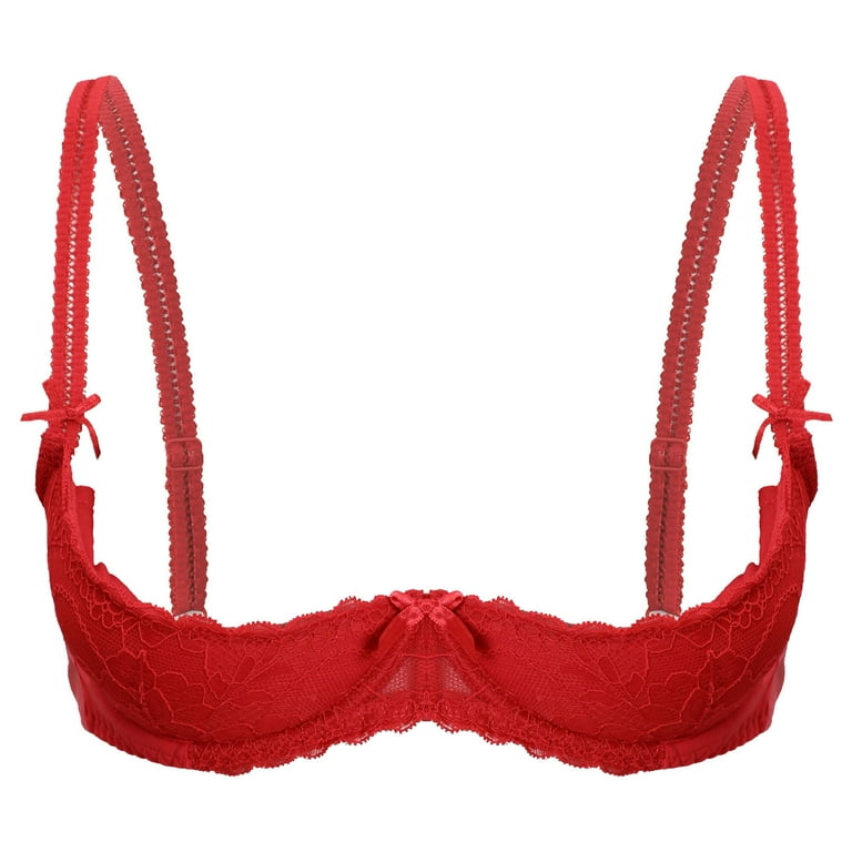Quarter cup push up bra store