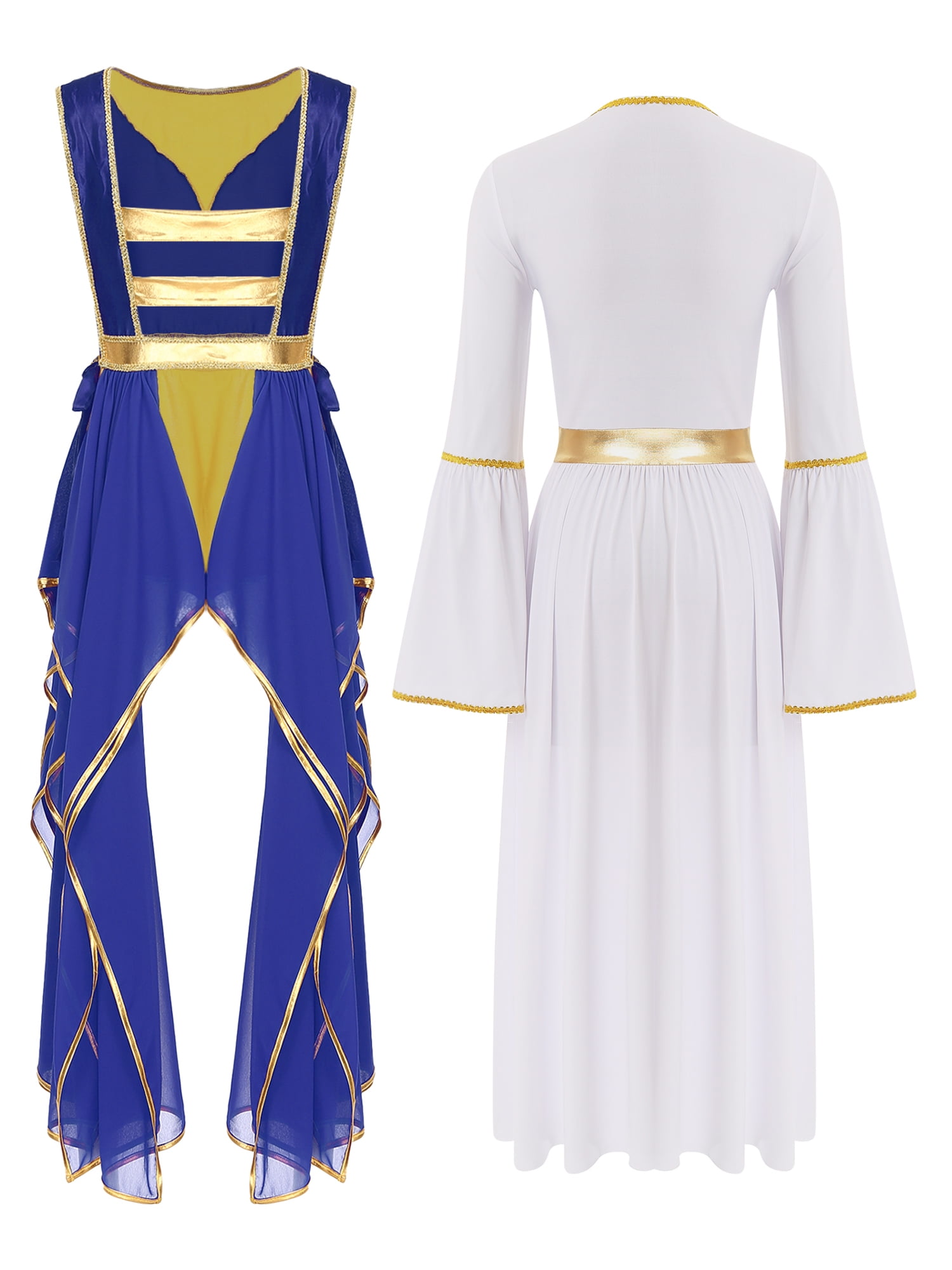 Aislor Women's 2 Pieces Praise Dance Costume Worship Dancewear ...