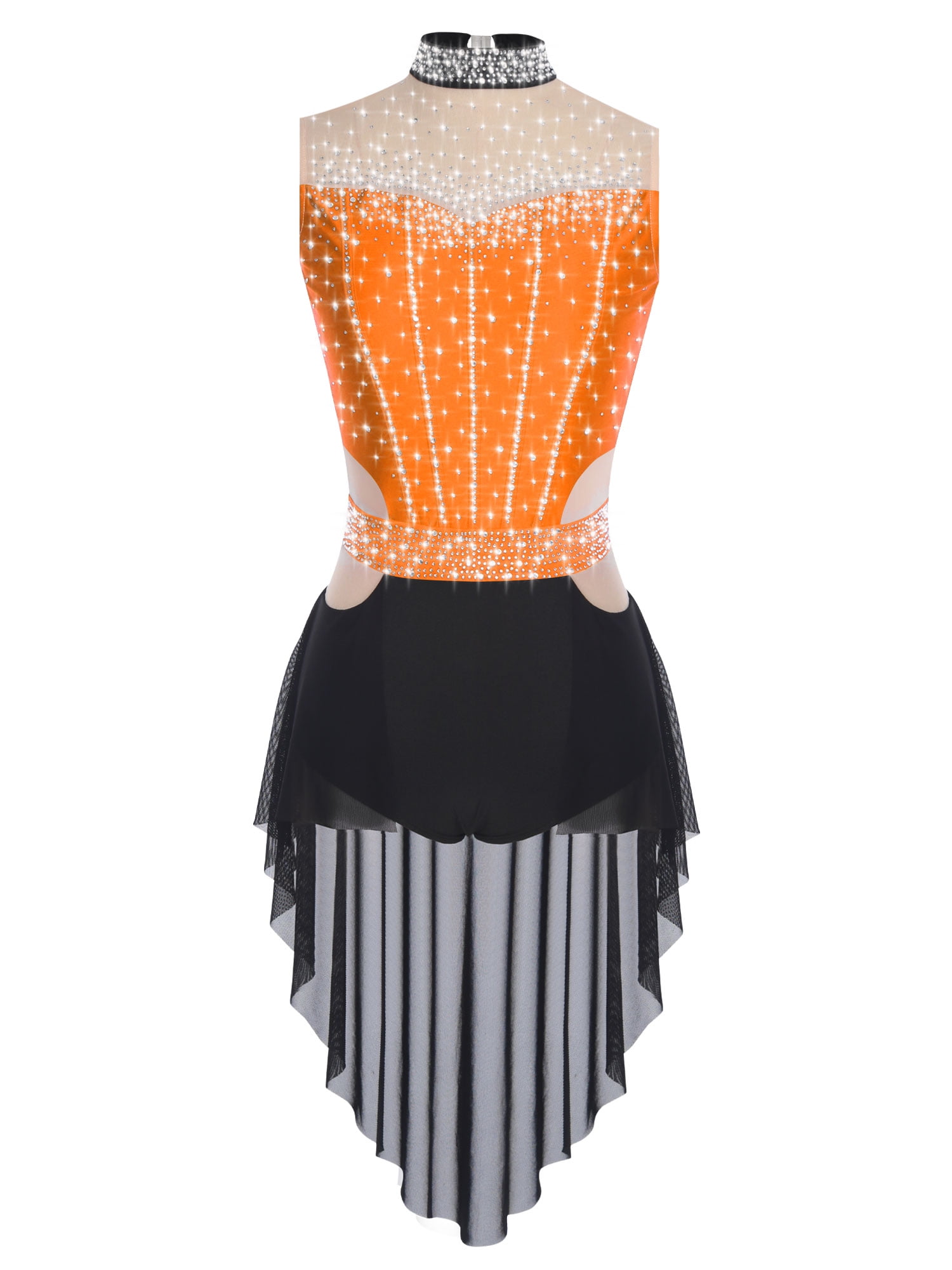 Aislor Women's Rhinestone Lyrical Jazz Dance Leotard Ballroom Tango ...