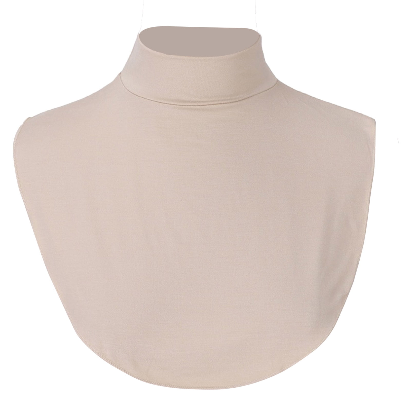 Aislor Womens Mock Neck Detachable Collar Half Tops Solid Color ...