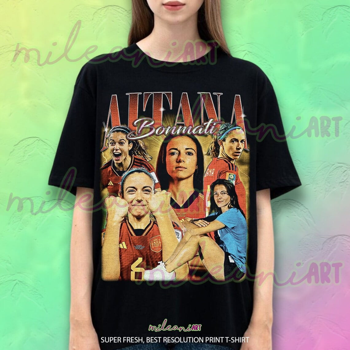 Aitana Bonmati Shirt Aitana Bonmati Vintage Uni Fans Gift Tee T ...