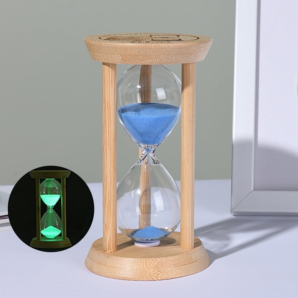 Aiteng 1 Min Sand Timer, Wooden Fluorescent Hourglass Timer, for ...