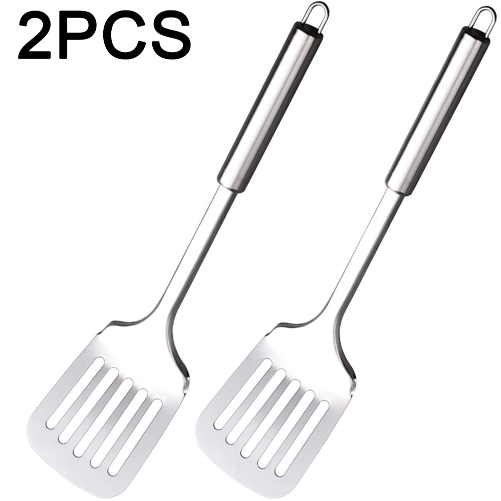 Aiteng 2Pcs Stainless Steel Spatula Kitchen Utensil Metal Spatula for ...