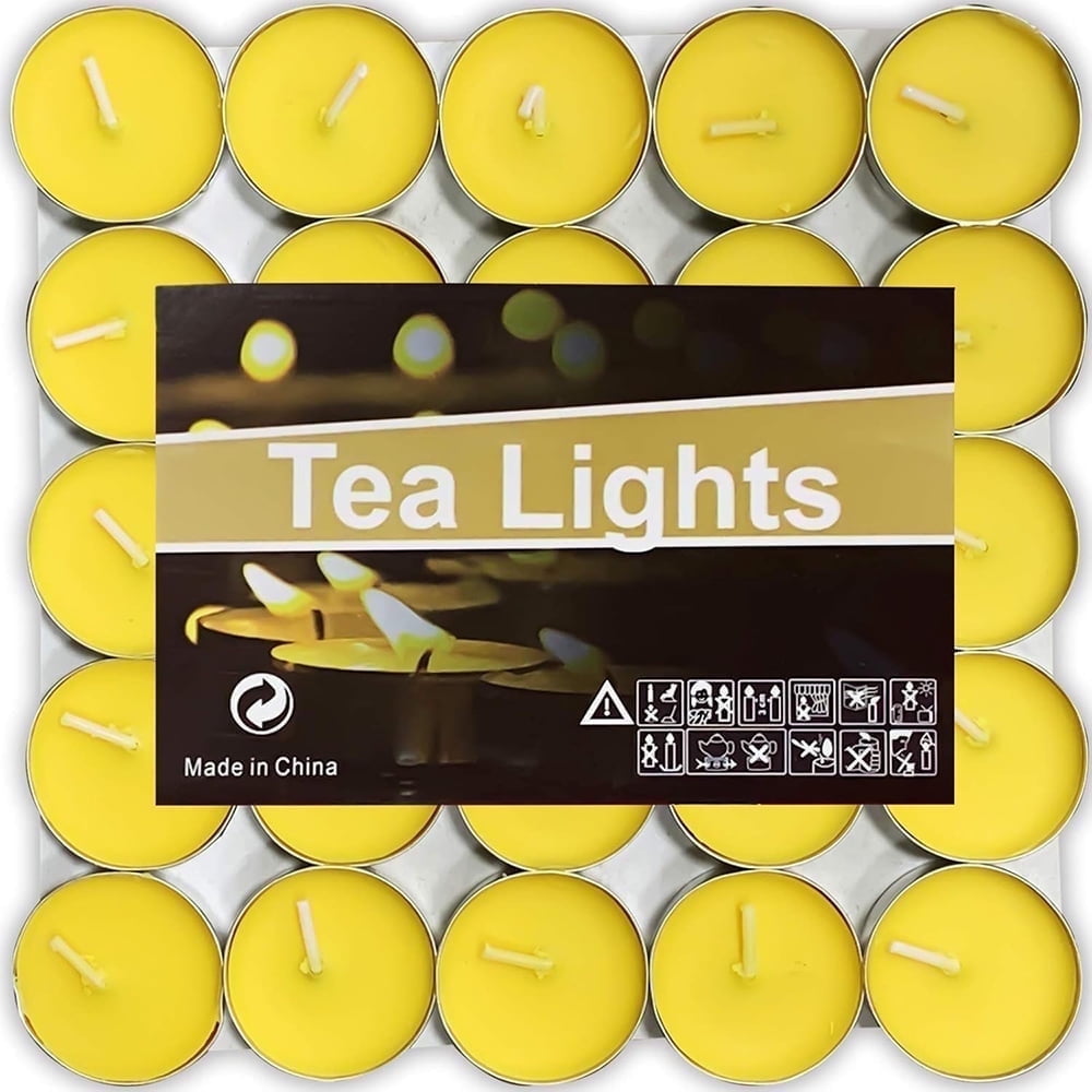 Aiteng 50Pcs Smokeless Small Candles Dripless & Long Lasting Mini Tea ...