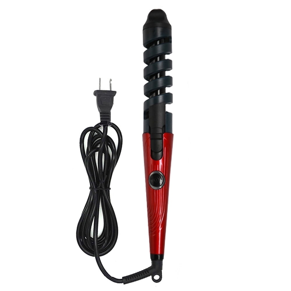 Aiteng Electric Hair Curler, Portable Spiral Hair Curling Wand, Ceramic ...