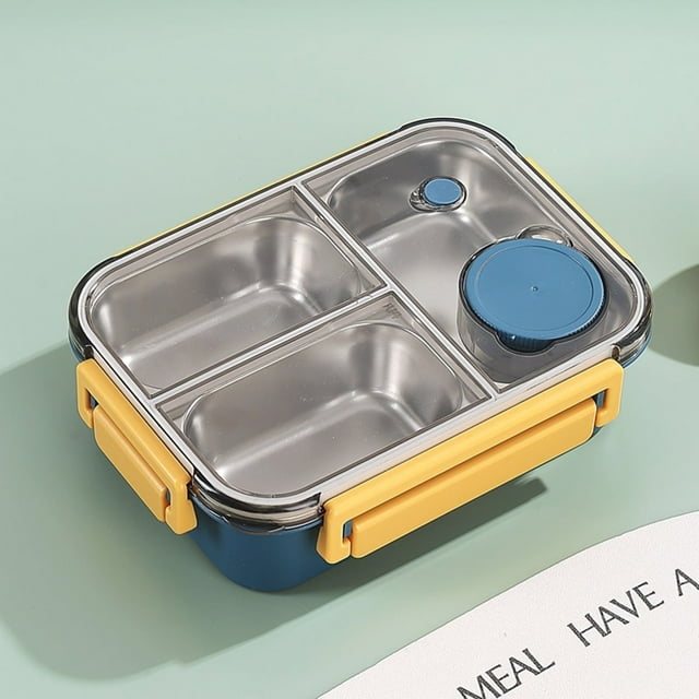 Aiteng Lunch Box with Tableware, Stainless Steel Bento Box Adult ...
