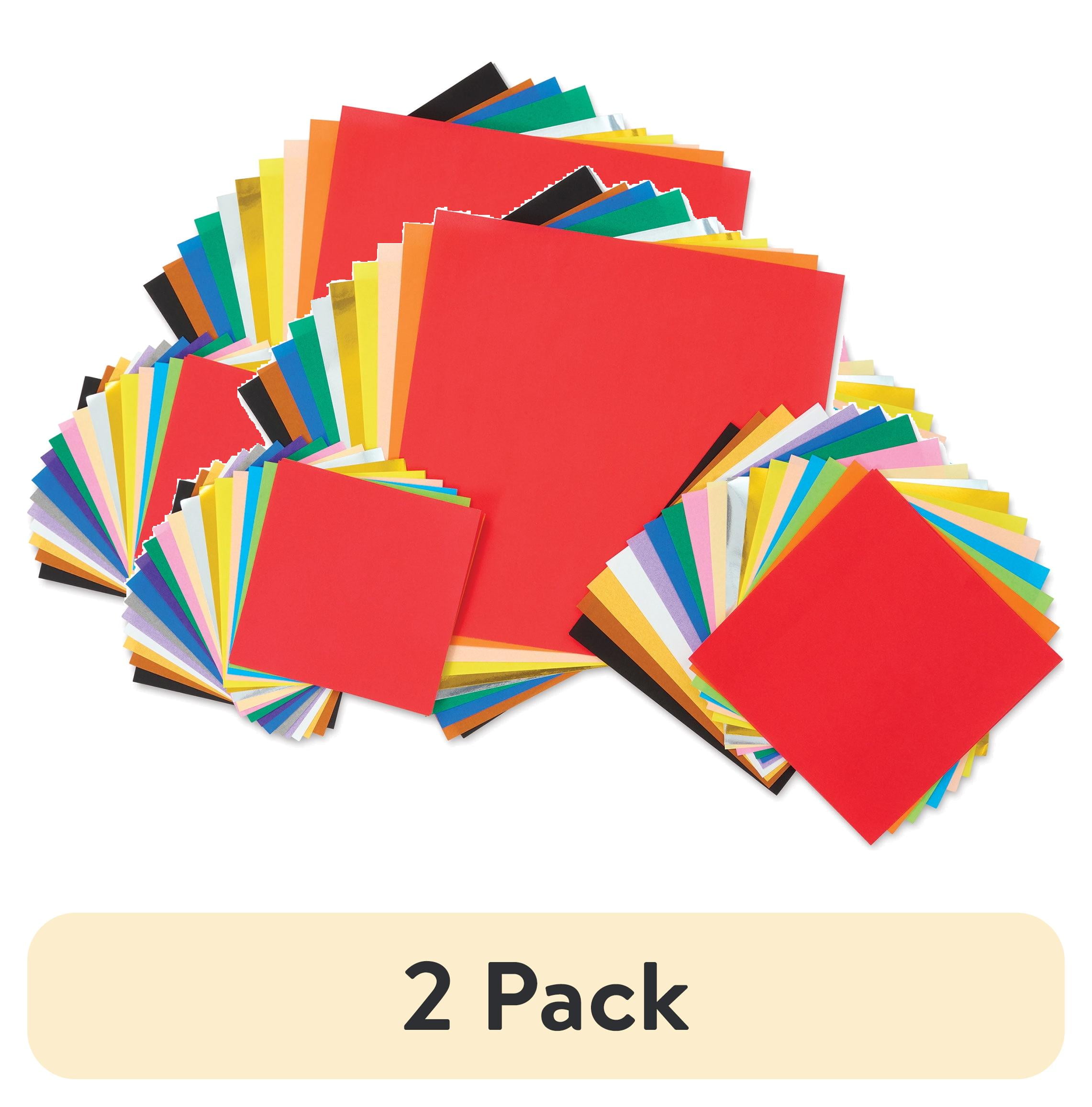 (2 pack) Aitoh Origami Paper 60/Pkg-Assorted Colors & Sizes - Walmart.com