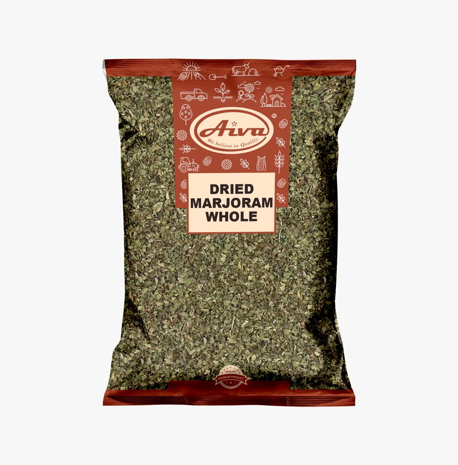 Aiva Dried Marjoram Whole / Marjoram Herb / Culinary Marjoram Leaves 7 ...