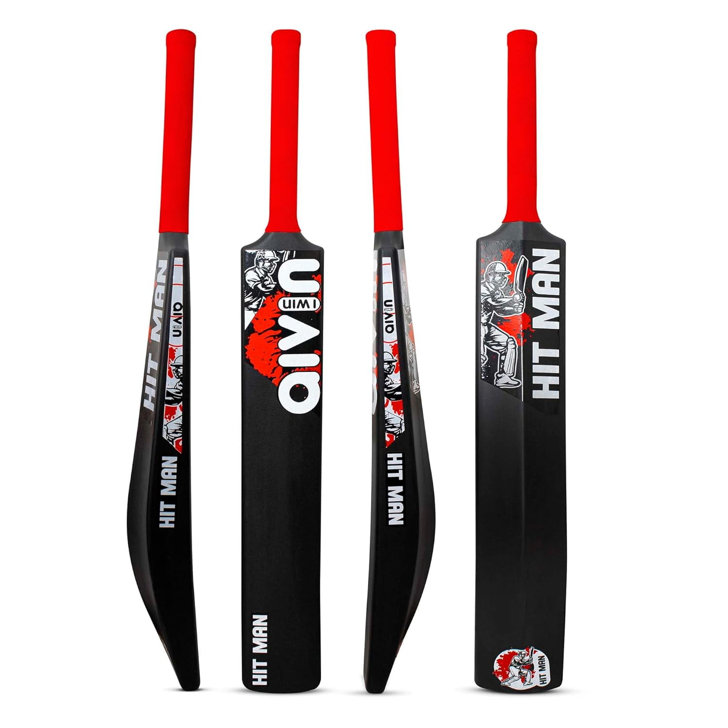 Aivin Hit- Man Heavy Duty Pvc/Plastic Cricket Bat , Standrad Size (34 ...