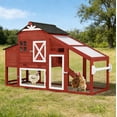 Aivituvin Aivituvin Wooden Chicken Coop for 4 Chickens Mobile Chicken ...