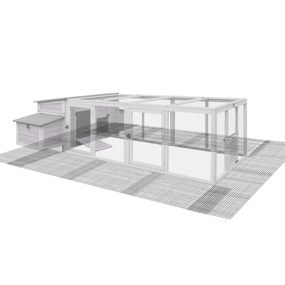 Morgete Poultry Coop Chicken Wire Mesh Netting, Bird and Animal Barrier ...