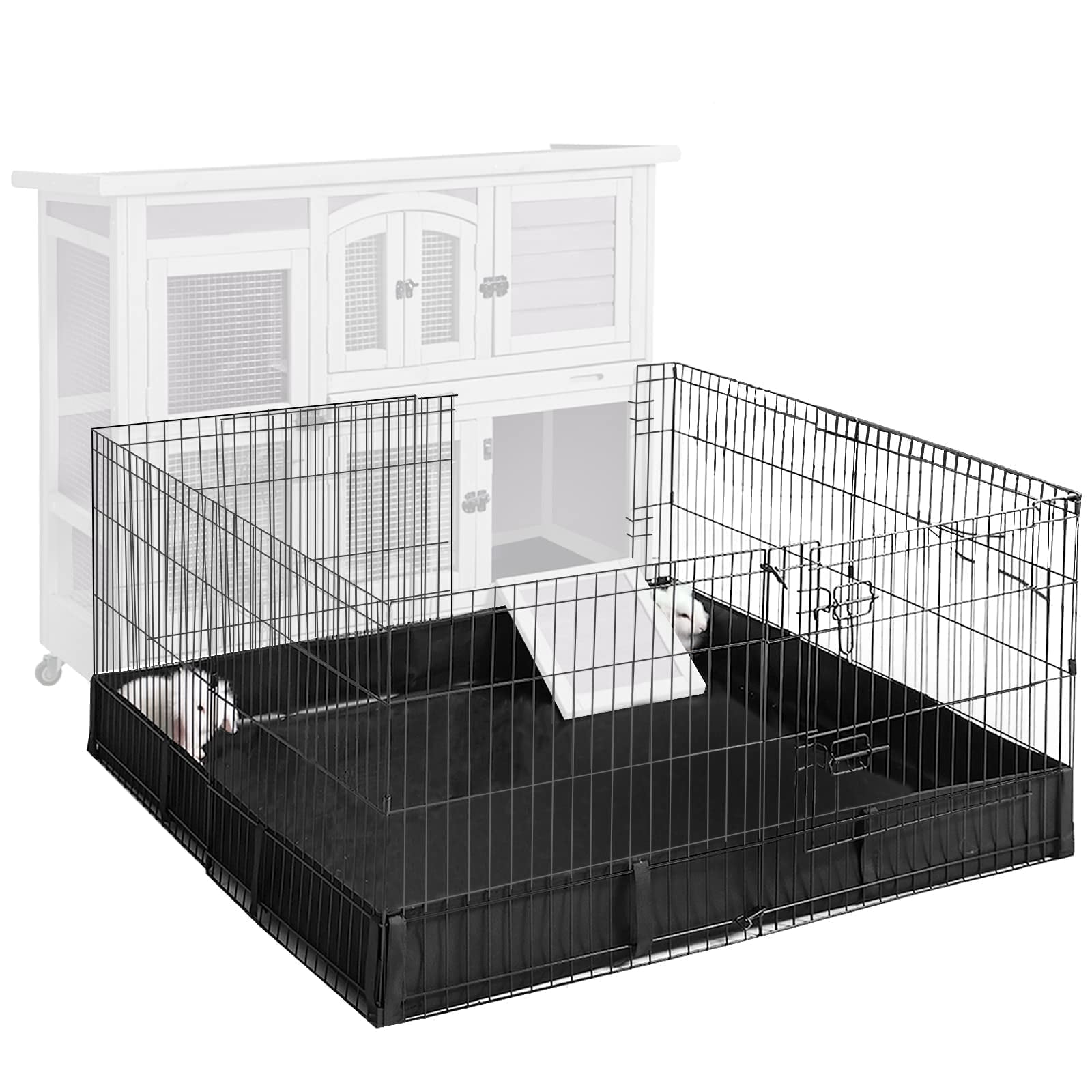 Free Shipping! Aivituvin Pet Playpen, Small Animal Playpen for Rabbits ...