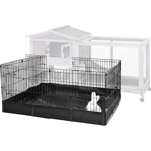 Aivituvin Rabbit Playpen Pet Pen Small Animal Cage with Waterproof ...
