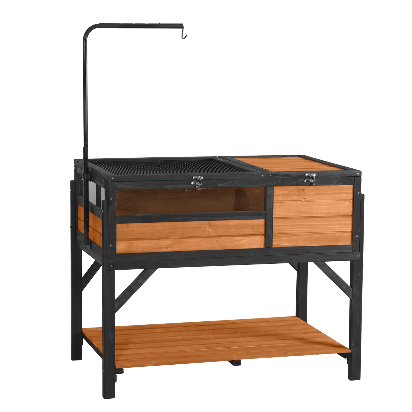 Aivituvin Tortoise Habitat Turtle Enclosure, Wooden Reptile Cage for ...