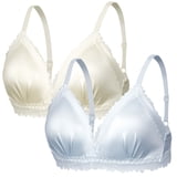 Aivtalk Girls Training Bras Teens Wireless Padded Bralettes Satin Lace ...