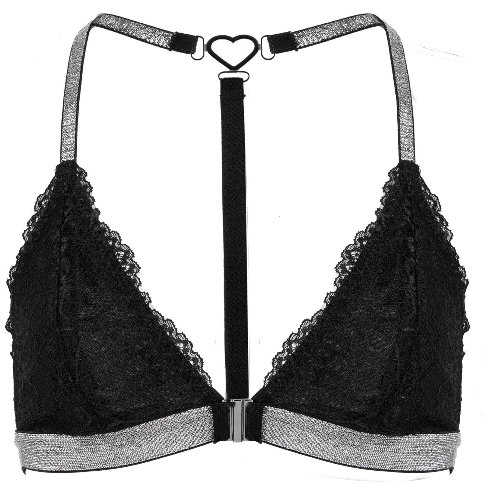 Aivtalk Womens Lace Bralettes Front Closure Bras Ladies Wireless ...