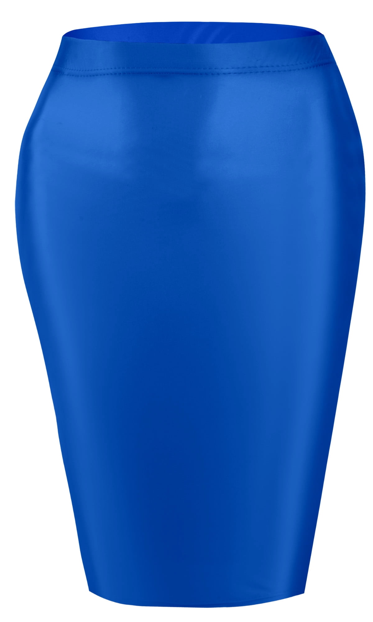Aivtalk Womens Skirts Bodycon Oil Shiny Smooth Glossy Pencil Skirts ...