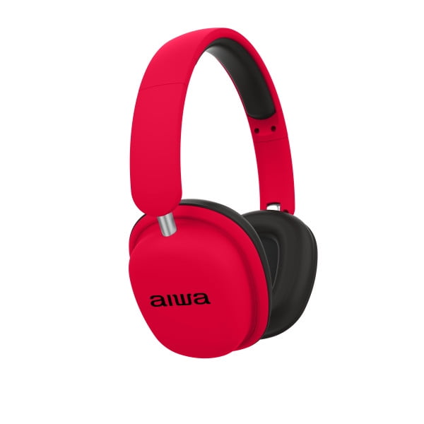 Aiwa Over Ear Wireless Headphone, Red, AI5009-RED - Walmart.com