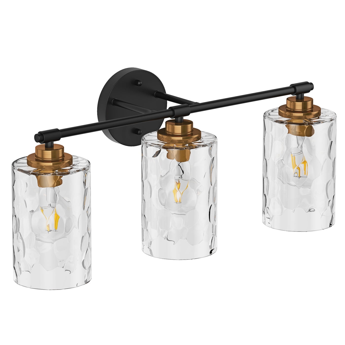 Aiwen 3-Light Stunning Vanity Light Modern Wall Sconce with Crystal ...