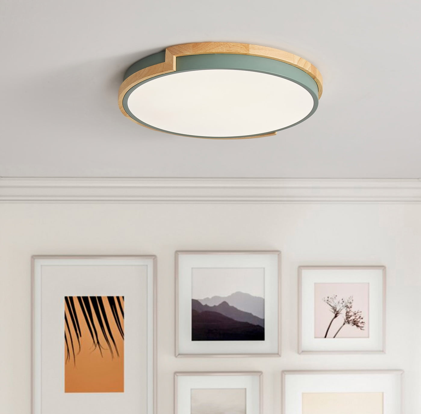 Aiwen Acrylic LED Circle Flush Mount Ceiling Lamp Modern Decorative ...