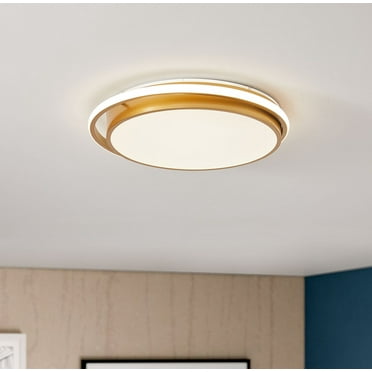 Aiwen Round LED Flush Mount Ceiling Lamp Modern Light Fixture Gray ...