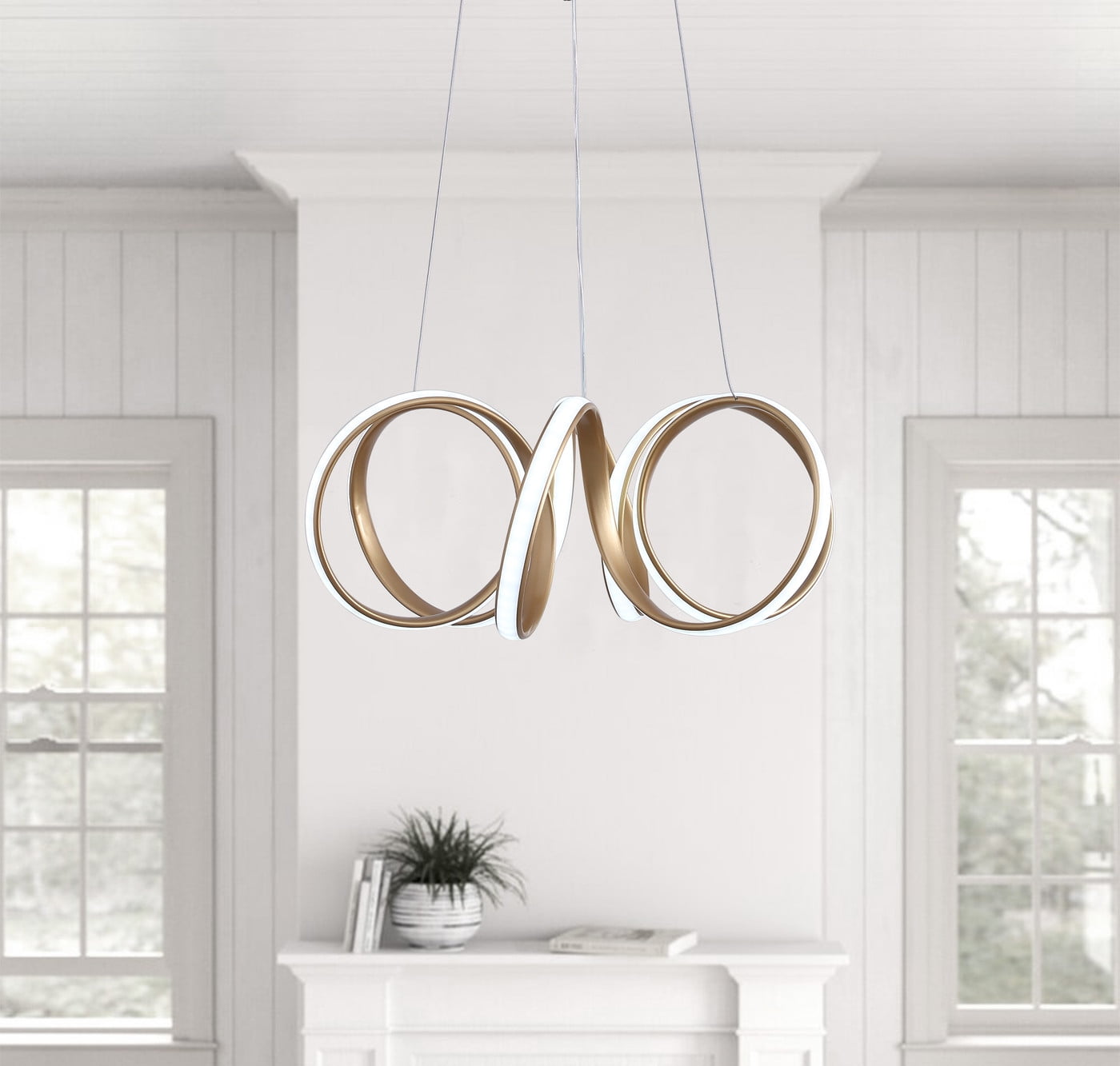 Aiwen Creative Avant-garde Geometric Pendant Light Modern Home Hanging ...