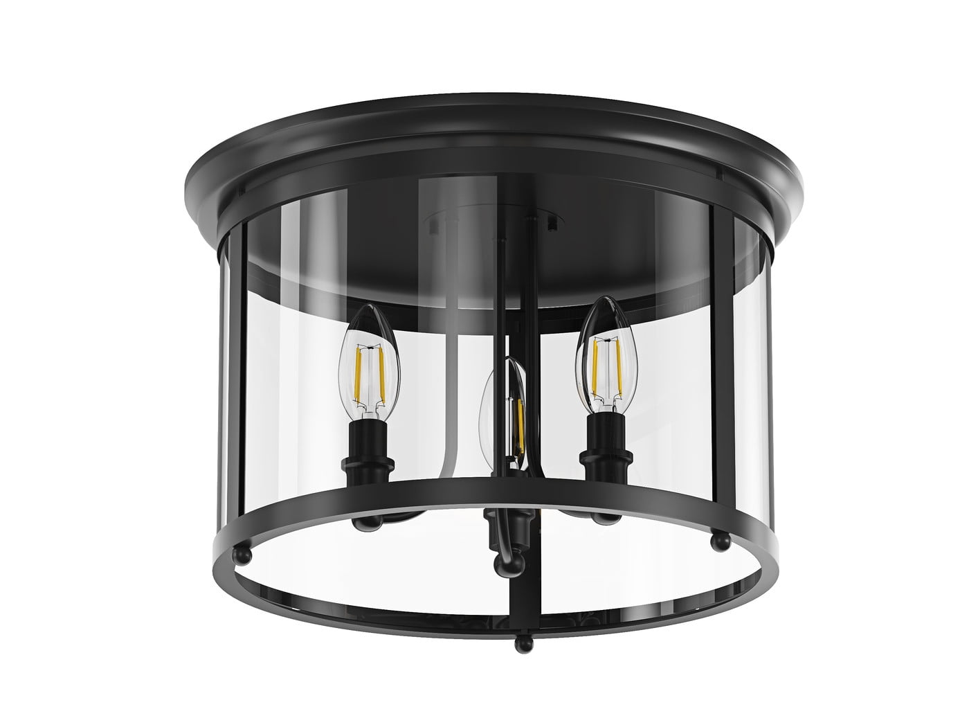 Aiwen Industrial Flush Mount Ceiling Lamp Modern Home Decorative Light ...