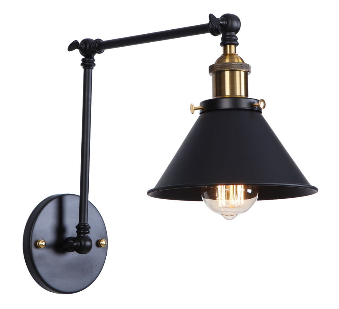 Aiwen Industrial Light Fixture Swing Arm Wall Mounted Lamp Modern Wall ...