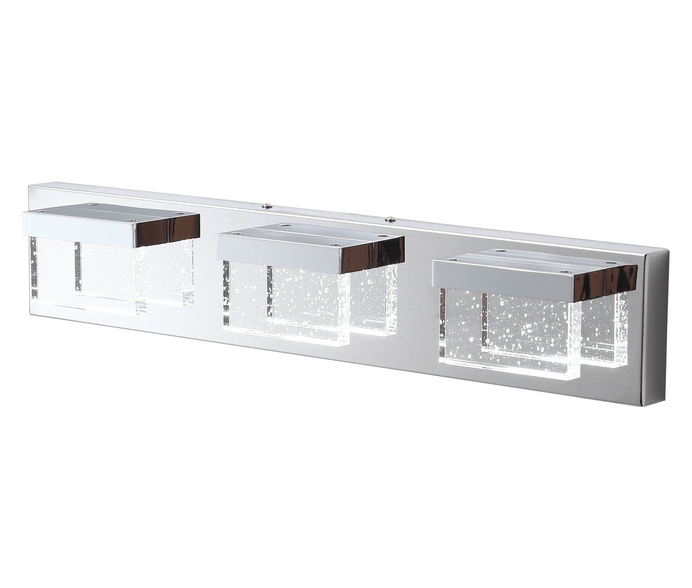 Aiwen LED Vanity Light Chrome Finish Modern Light Fixture Classic Wall ...