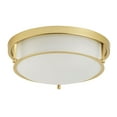 Aiwen Modern Flush Mount Ceiling Lamp Gold Round Ceiling Light Fixture ...