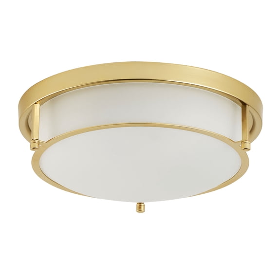 Aiwen Modern Flush Mount Ceiling Lamp Gold Round Ceiling Light Fixture ...