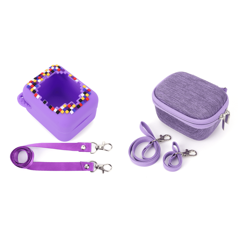 Aixig 2 Pack Silicone Case & EVA Hard Carrying Case for Bitzee Digital ...