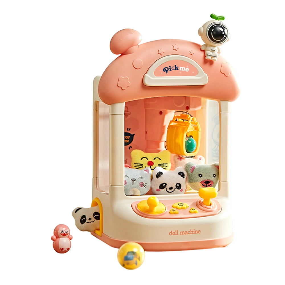 Aixig Mini Claw Machine Arcade Claw Game Machine Toy (Pink Space Crane ...