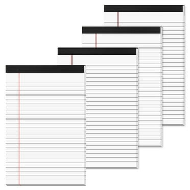 "Mead 6""x9"" Ruled Writing Tablet, Plain Wide-lined Notepad, 100 ...