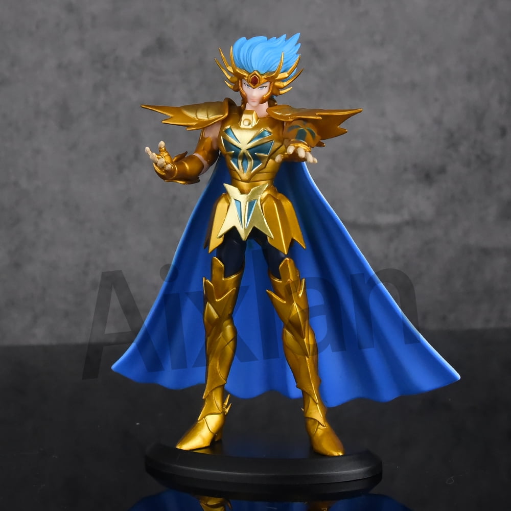 Aixlan 8PCS Saint Seiya Figure Kanon Hyoga 18CM Gold Saint PVC Action ...