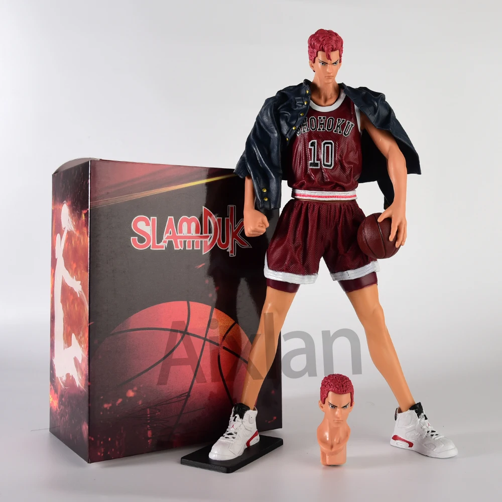 Aixlan SLAM DUNK Figure Sakuragi Hanamichi 30cm Haruko Akagi PVC Action ...