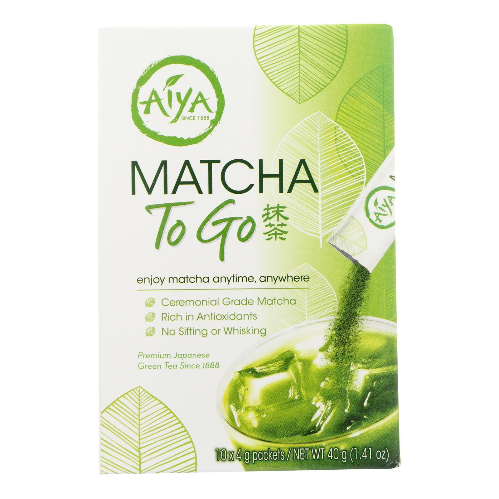 Aiya Tea - Stick - Matcha To Go - Case of 8 - 10 count - Walmart.com